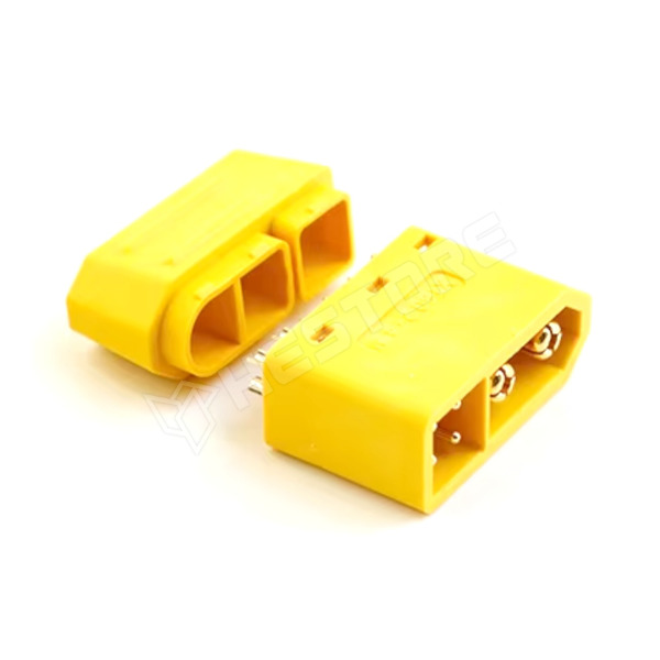XT60-2+4-M / DC tápcsatlakozó, XT60, 2+4pin, apa, lengő (AMASS ...